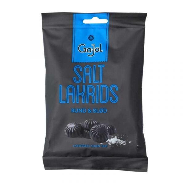 Ga-Jol Salt Lakrids Rund & Blød 140 G - Karkkikauppa24
