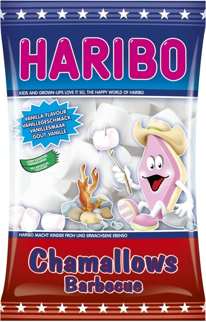 Haribo Chamallows Barbecue 175 G Vaahtokarkki - Karkkikauppa24.fi