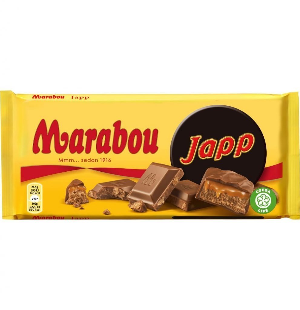Marabou Suklaalevy 185g Japp - Karkkikauppa24.fi